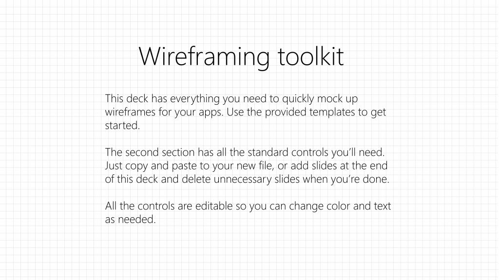 PPT - Wireframing toolkit PowerPoint Presentation, free download - ID ...