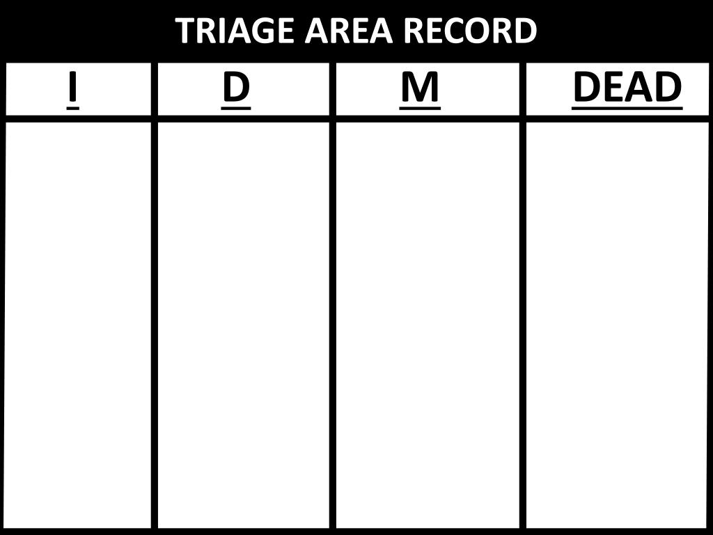 PPT - TRIAGE AREA RECORD PowerPoint Presentation, free download - ID ...