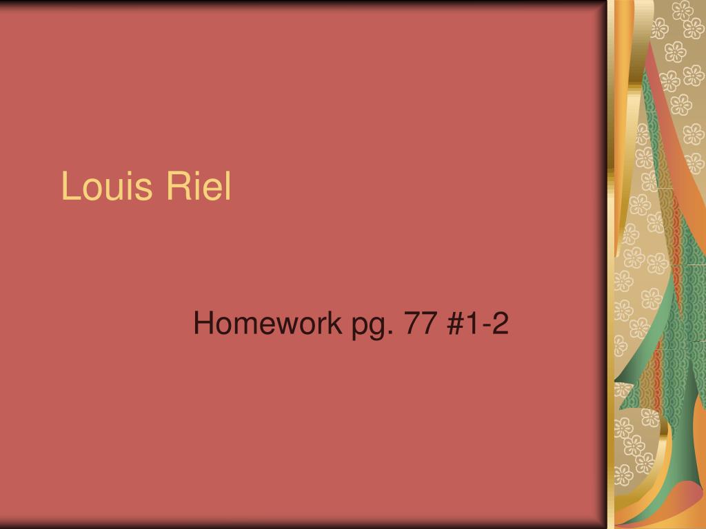 PPT - Louis Riel PowerPoint Presentation, free download - ID:6829296