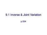 PPT - Joint and Combined Variation PowerPoint Presentation, free ...