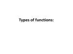 PPT - TYPES OF FUNCTIONS PowerPoint Presentation, free download - ID:3374156