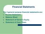 PPT - Financial Statements for Dummies PowerPoint Presentation, free ...