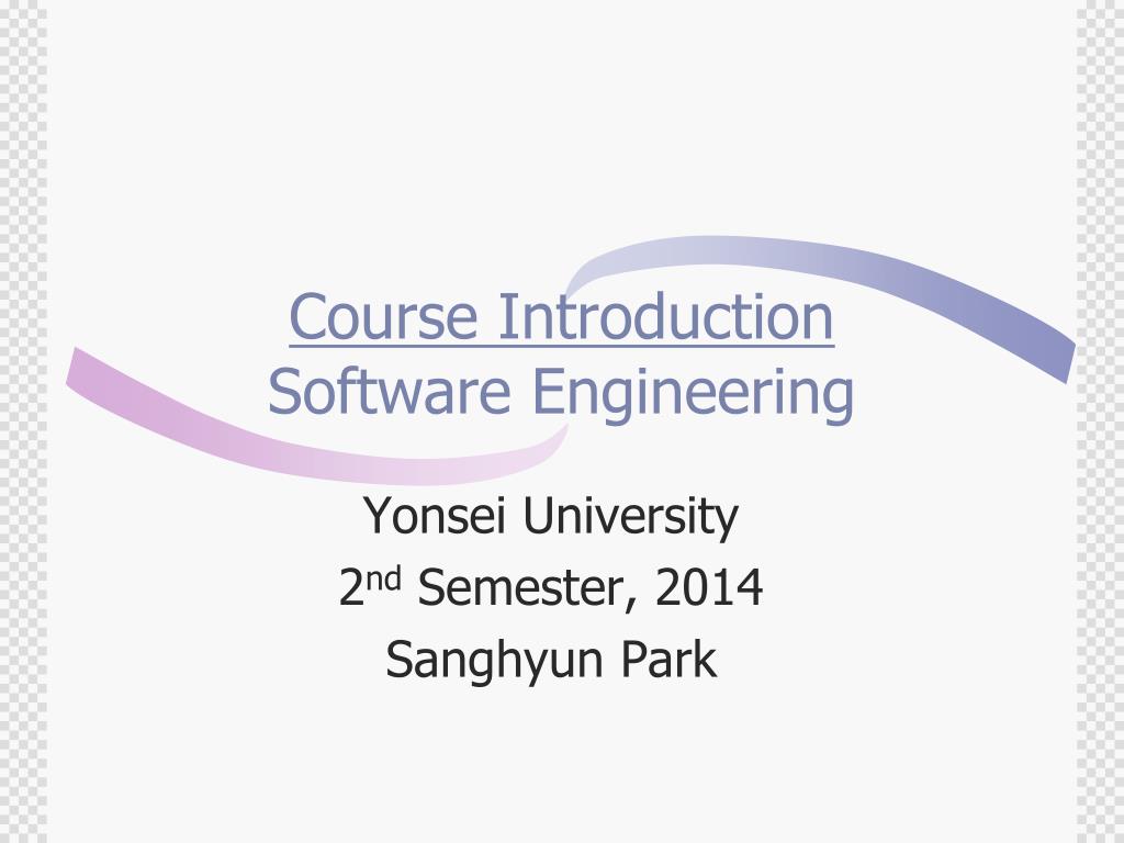 PPT - Course Introduction Software Engineering PowerPoint Presentation ...