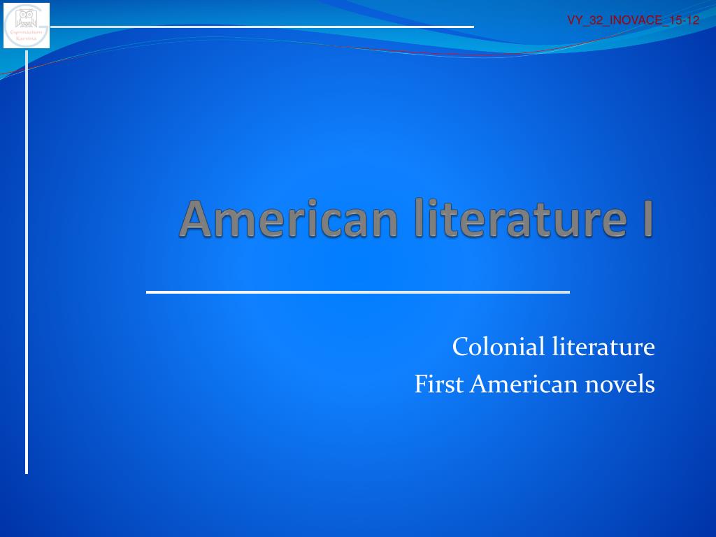 PPT - American literature I PowerPoint Presentation, free download - ID ...