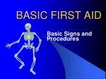 PPT - PERFORM BASIC FIRST AID PROCEDURES PowerPoint Presentation, free ...