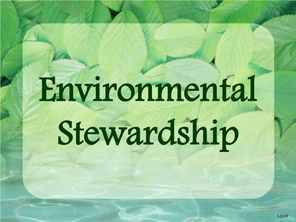PPT - Environmental Stewardship PowerPoint Presentation, free download ...