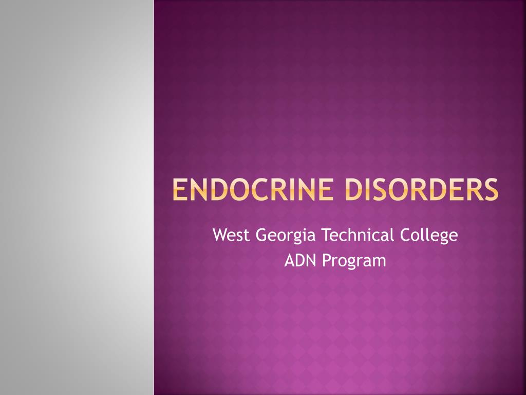 PPT - Endocrine disorders PowerPoint Presentation, free download - ID ...