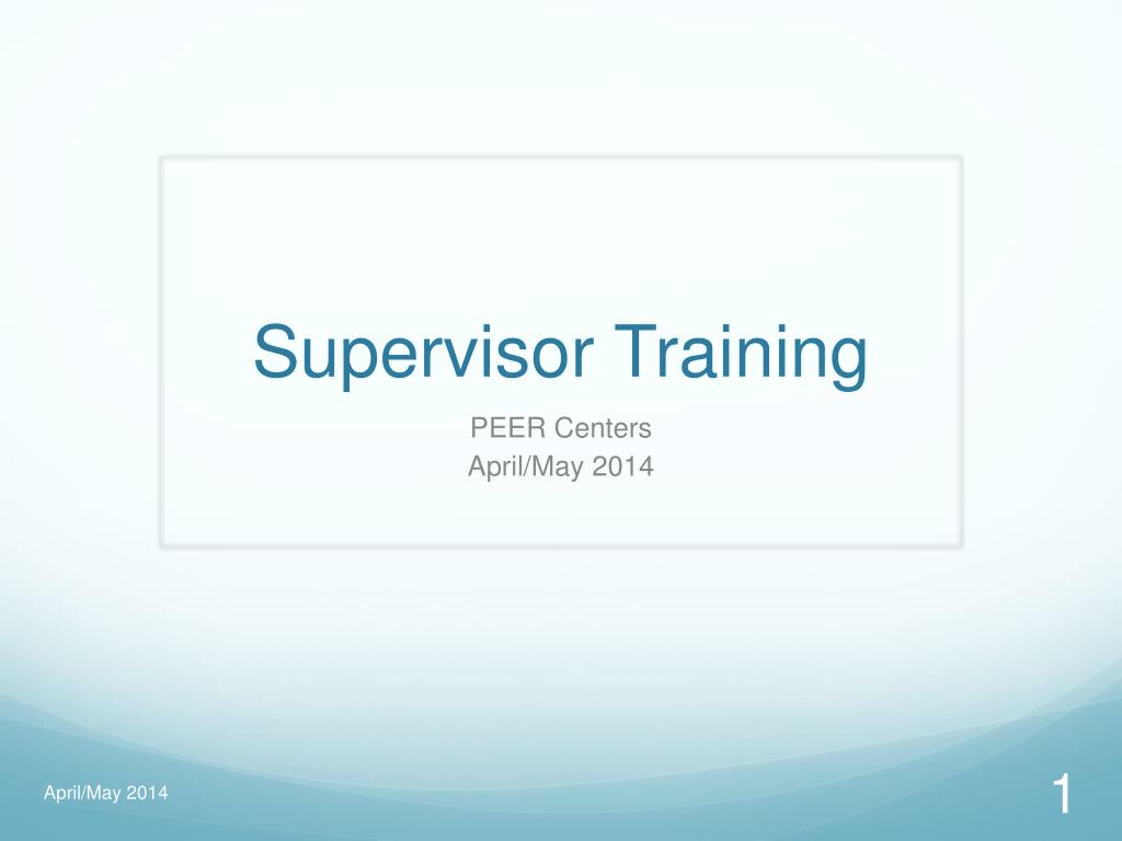 PPT - Supervisor Training PowerPoint Presentation, free download - ID ...