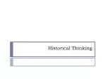 PPT - Historical thinking concepts PowerPoint Presentation, free ...