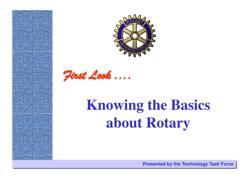 PPT - Knowing the Basics about Rotary PowerPoint Presentation, free ...