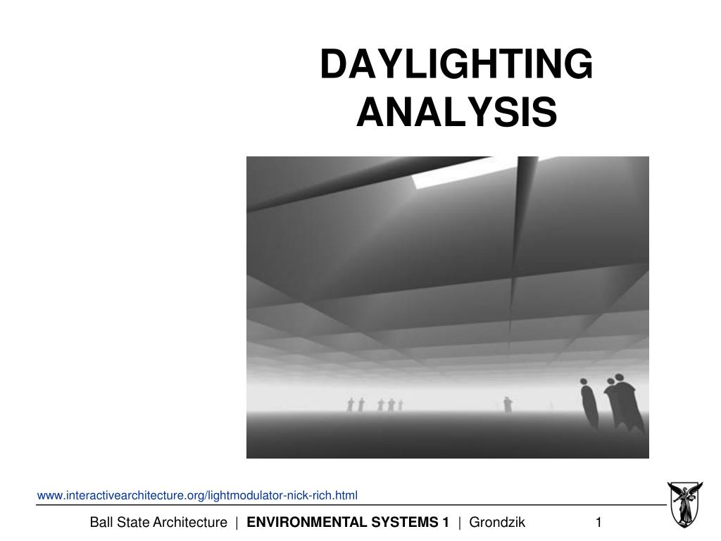 PPT - DAYLIGHTING ANALYSIS PowerPoint Presentation, free download - ID ...