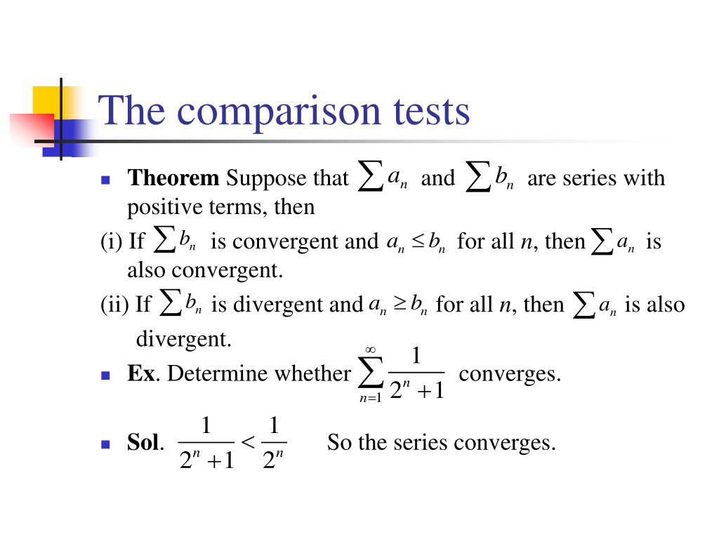 PPT - The comparison tests PowerPoint Presentation, free download - ID ...