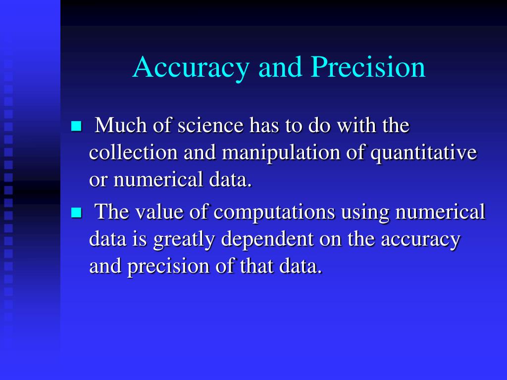PPT - Accuracy and Precision PowerPoint Presentation, free download ...