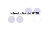 PPT - Introduction to HTML Lists, Images, and Links PowerPoint ...