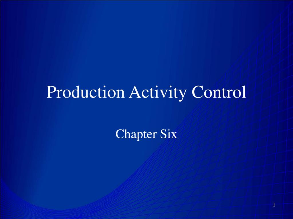 PPT - Production Activity Control PowerPoint Presentation, free ...