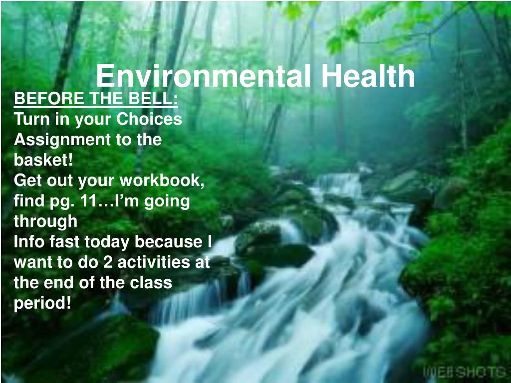 PPT - Environmental Health PowerPoint Presentation, free download - ID ...