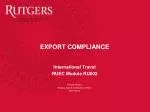 PPT - Export compliance procedure PowerPoint Presentation, free ...