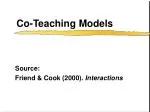 PPT - Co Teaching Models PowerPoint Presentation, free download - ID ...