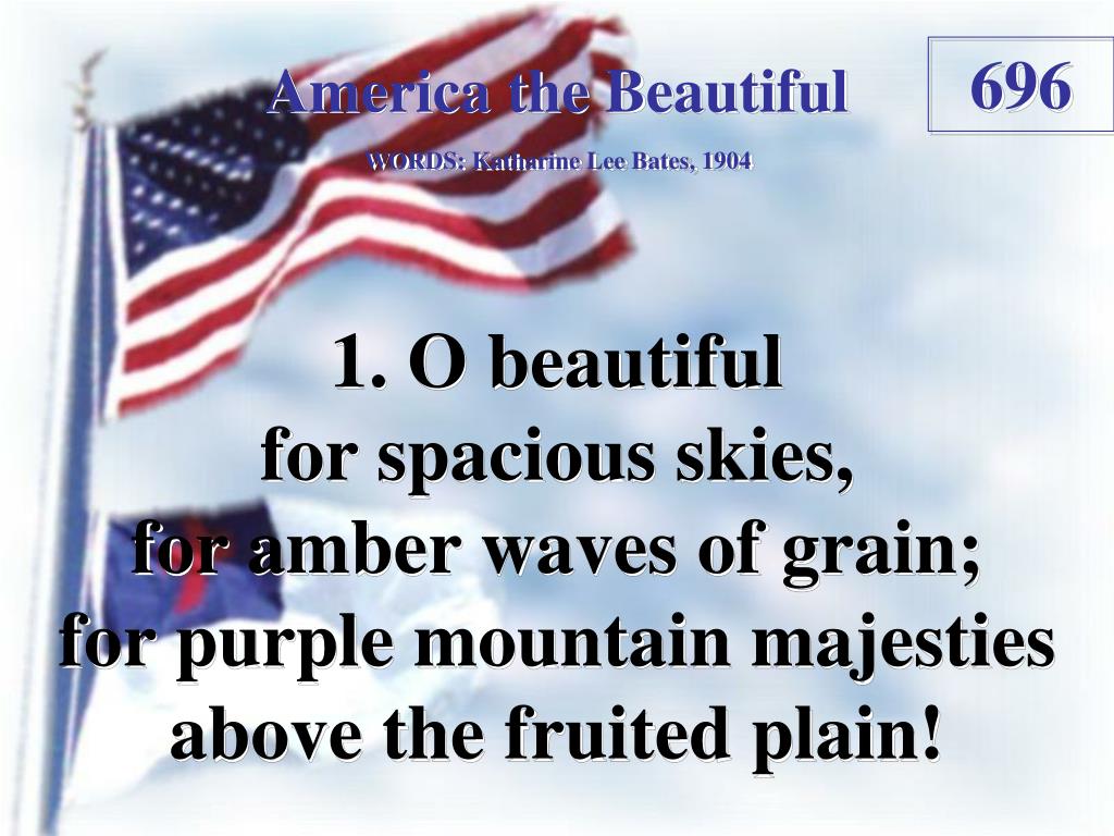 PPT - America the Beautiful (1) PowerPoint Presentation, free download ...