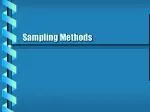PPT - ECOLOGICAL SAMPLING METHODS PowerPoint Presentation, free ...