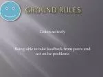 PPT - Ground Rules PowerPoint Presentation, free download - ID:4444178