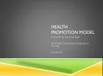 PPT - Nola Pender Health Promotion Model PowerPoint Presentation, free ...