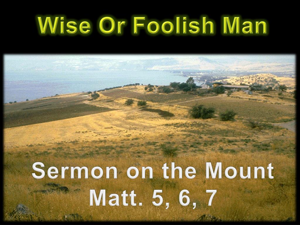 PPT - Wise Or Foolish Man PowerPoint Presentation, free download - ID ...