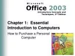 PPT - Chapter 1 Introduction to Computers PowerPoint Presentation, free ...
