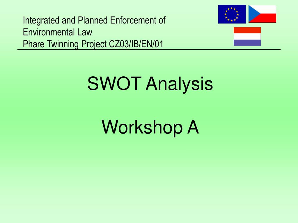 PPT - SWOT Analysis Workshop A PowerPoint Presentation, free download ...