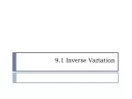 PPT - Inverse Variation PowerPoint Presentation, free download - ID:5176786