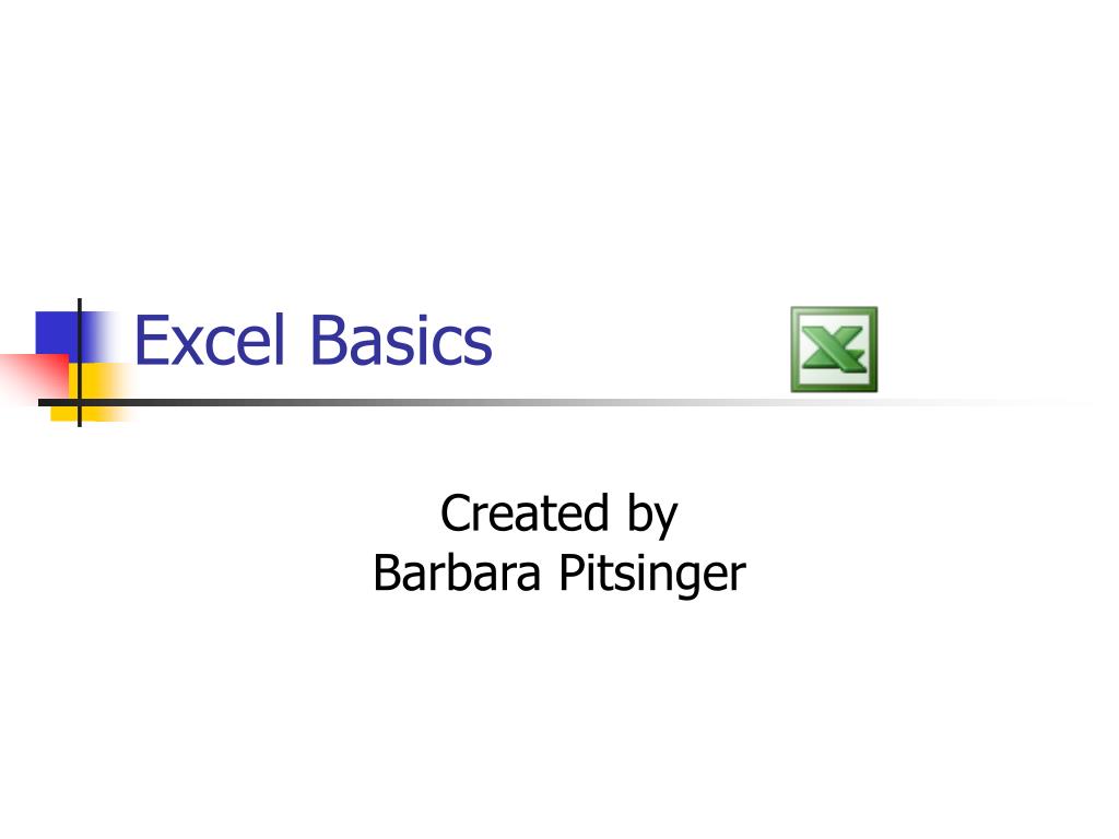PPT - Excel Basics PowerPoint Presentation, free download - ID:6847451