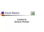 PPT - Excel Basics PowerPoint Presentation, free download - ID:207253