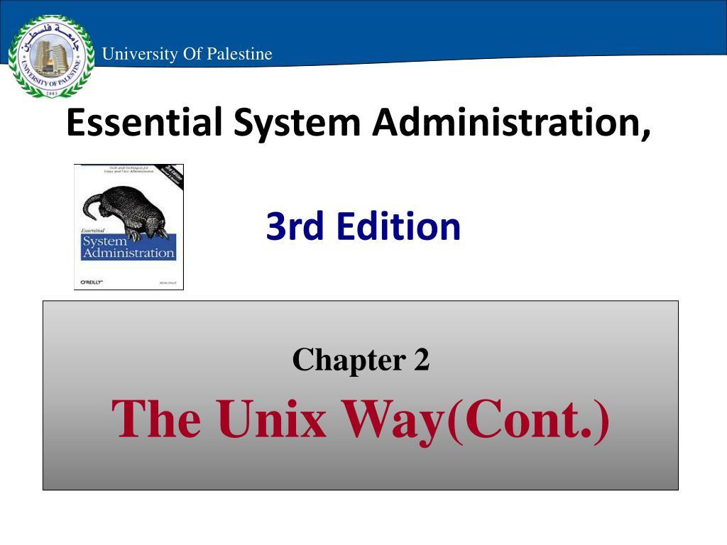 PPT - Essential System Administration, 3rd Edition PowerPoint ...
