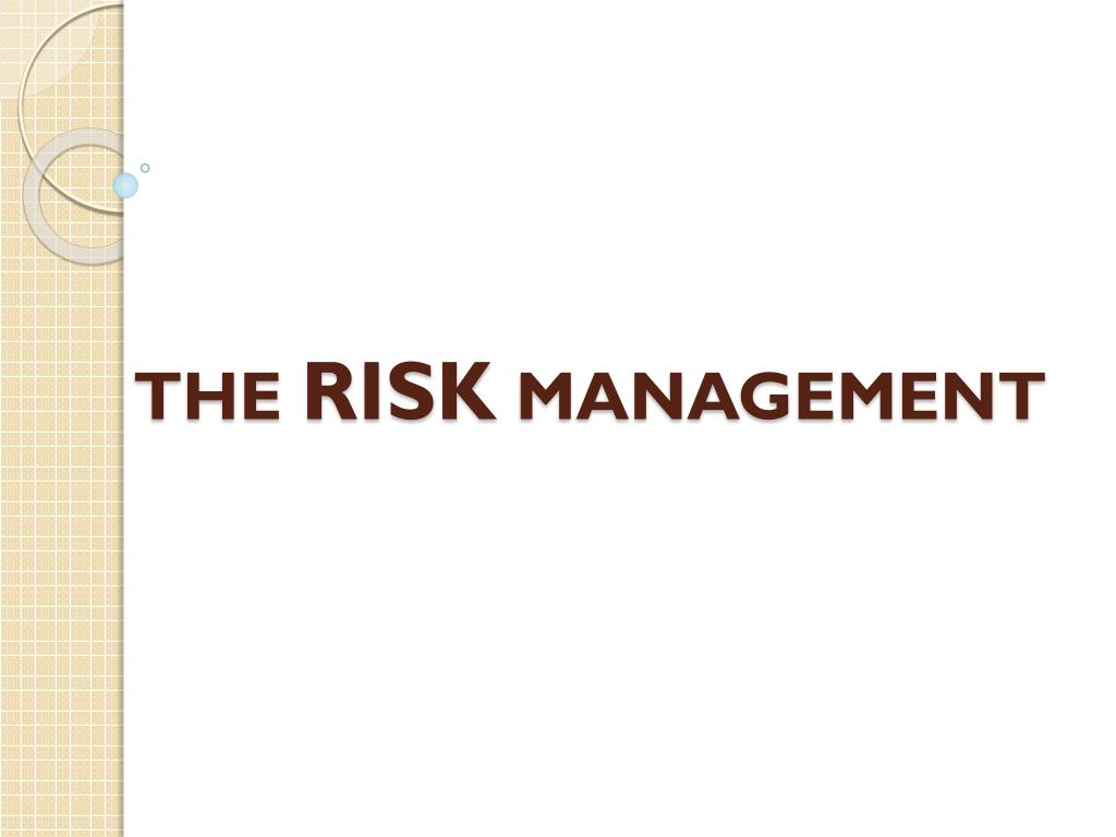 PPT - Comprehensive Risk Management Model for Effective Risk Mitigation ...
