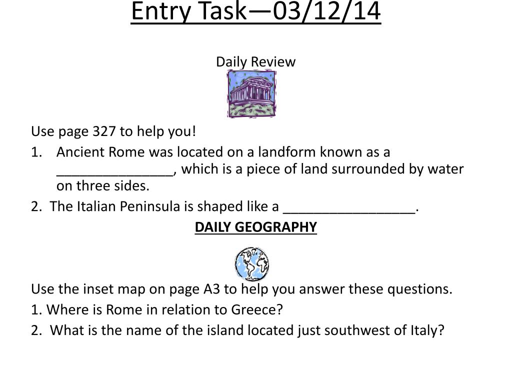 PPT - Exploring Ancient Rome: Geography and Landforms PowerPoint ...