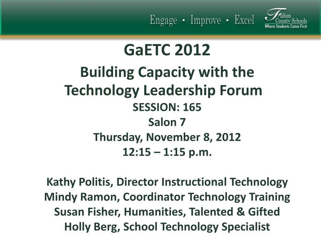 PPT - GaETC 2012 PowerPoint Presentation, free download - ID:6849359