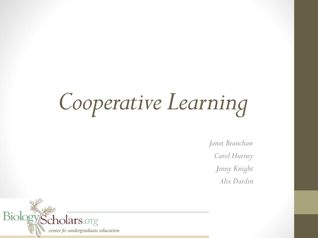 PPT - Enhancing Education through Cooperative Learning Strategies ...