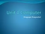 PPT - Unit 1: Computer Basics PowerPoint Presentation, free download ...