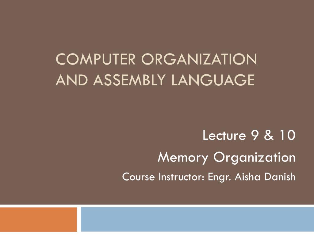 PPT - Computer Organization and ASSEMBLY LANGUAGE PowerPoint ...