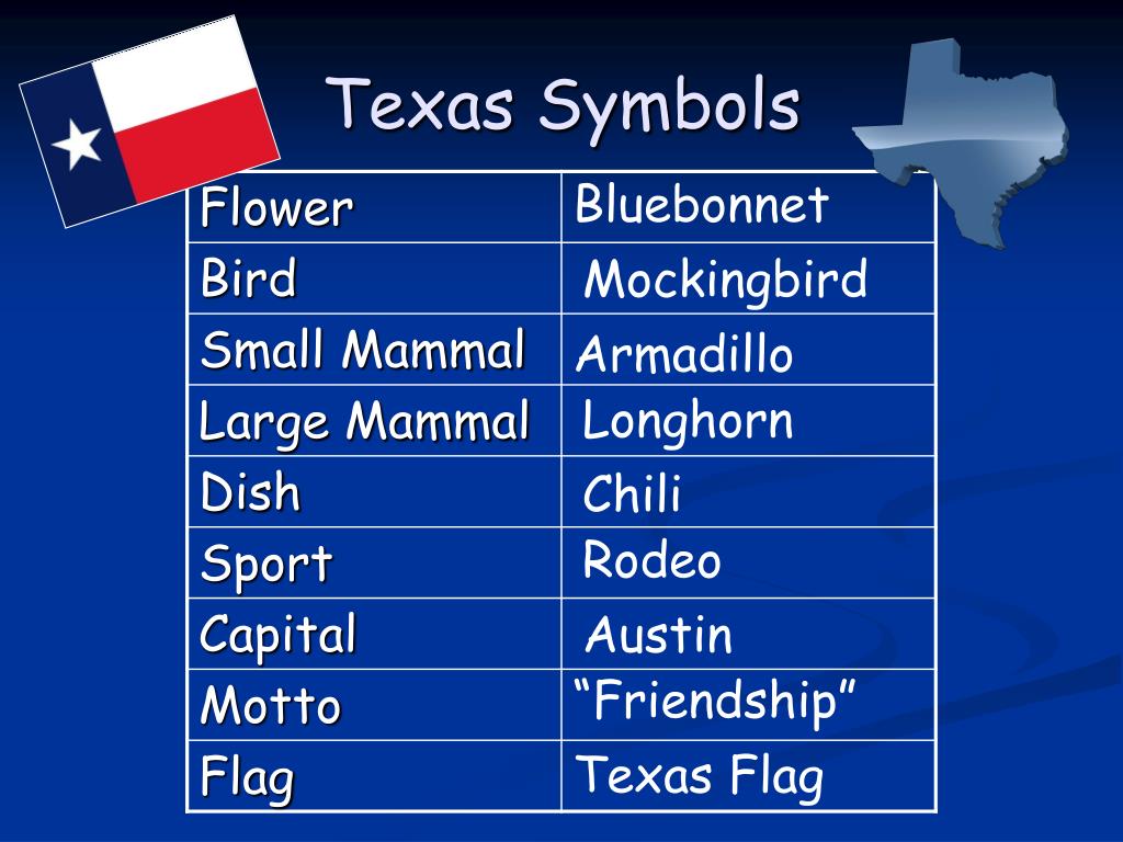 PPT - Texas Symbols PowerPoint Presentation, free download - ID:6854180