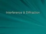 PPT - Diffraction and Interference PowerPoint Presentation, free ...