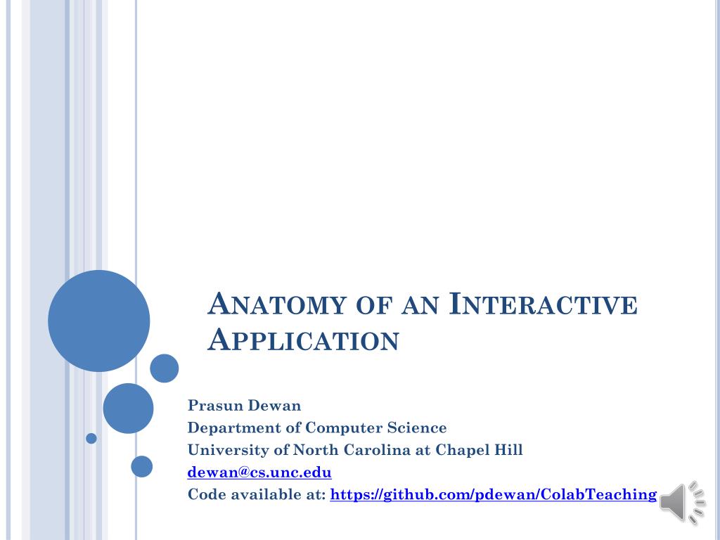 PPT - Interactive Application Anatomy: UI and Data Separation ...