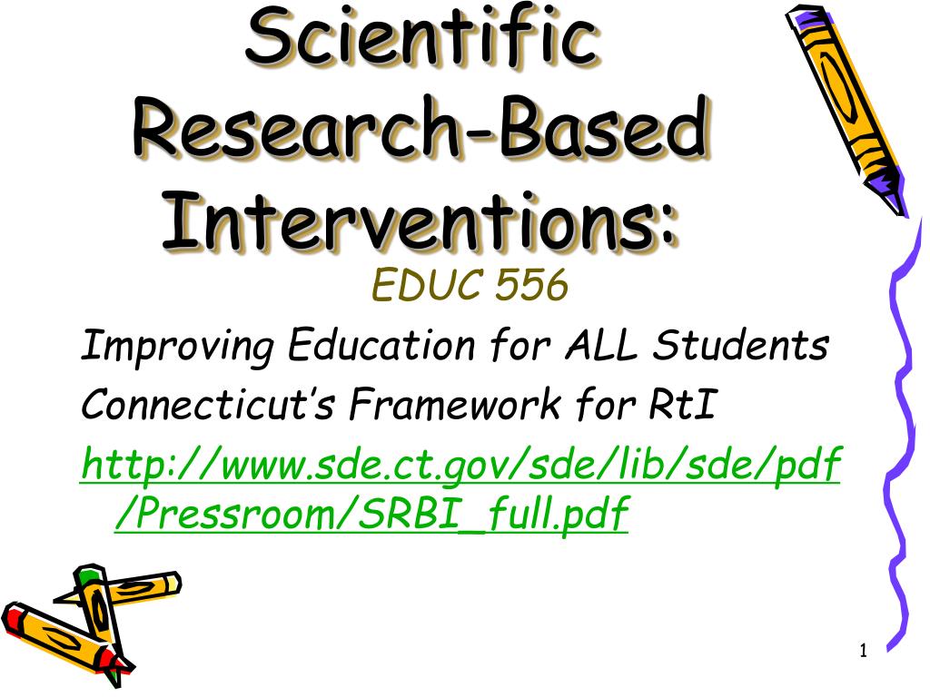 PPT - Scientific Research-Based Interventions: PowerPoint Presentation ...