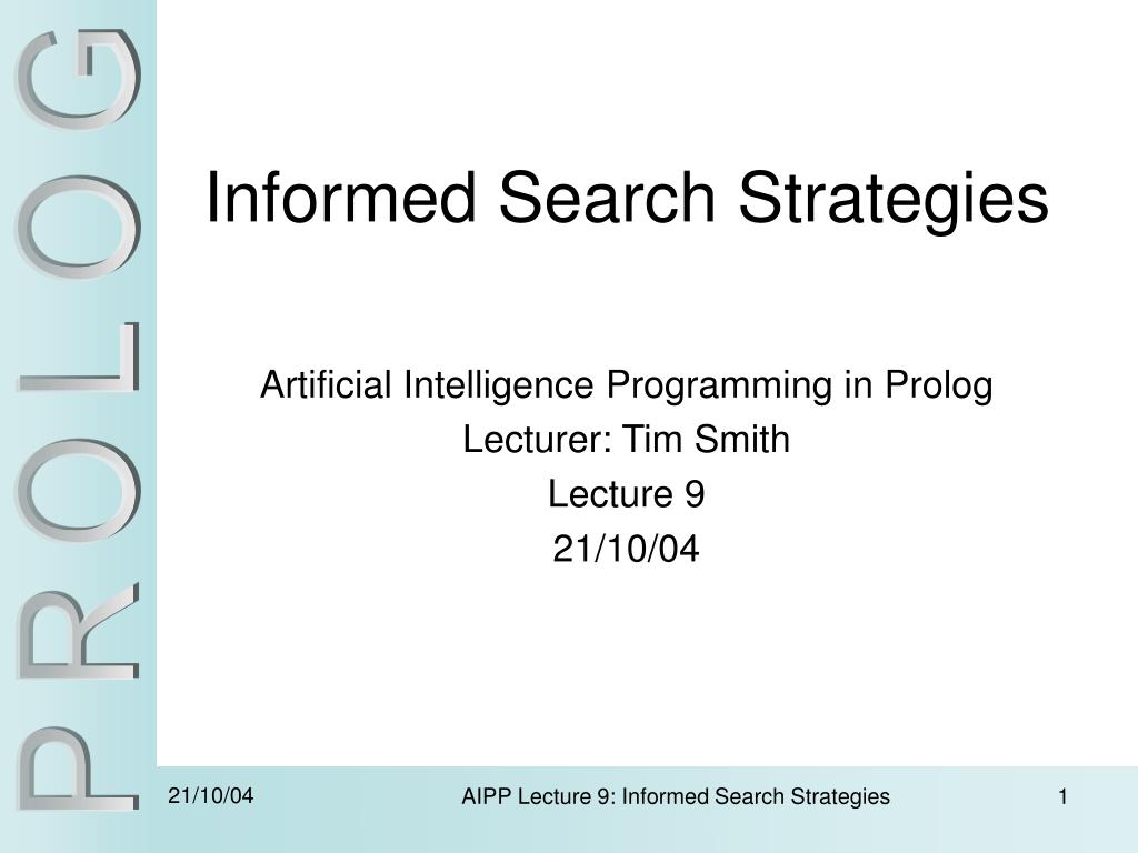 PPT - Informed Search Strategies PowerPoint Presentation, free download ...