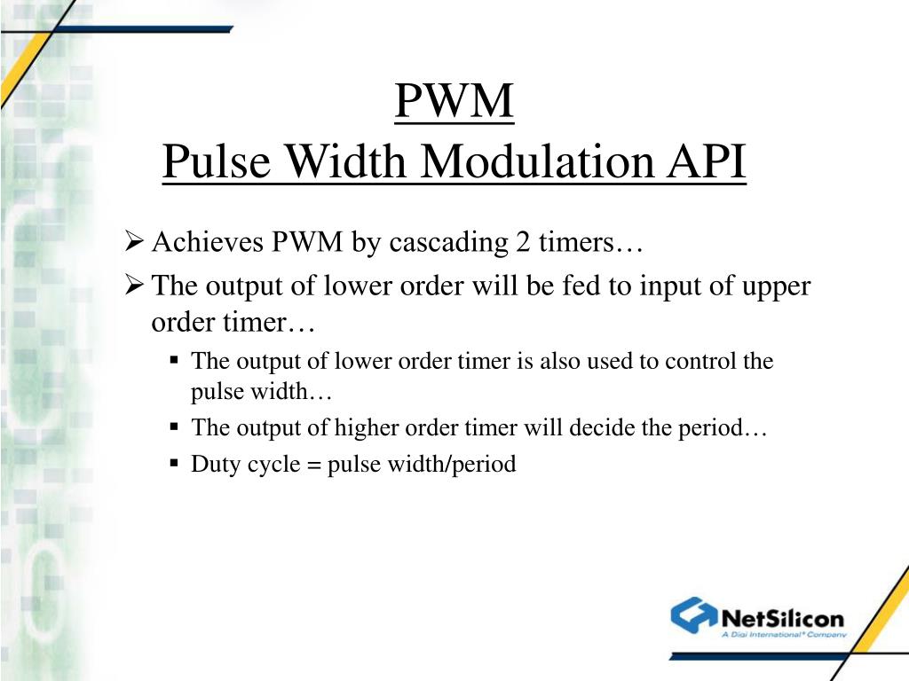 PPT - PWM Pulse Width Modulation API PowerPoint Presentation, free ...