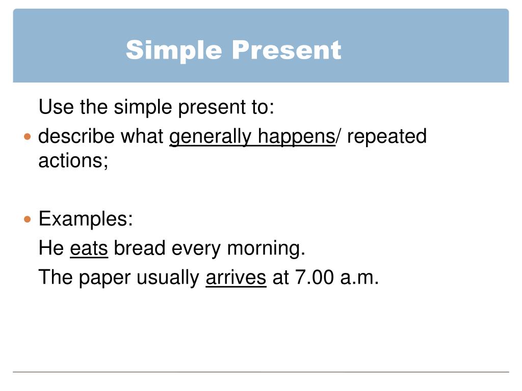 PPT - Simple Present PowerPoint Presentation, free download - ID:6858572