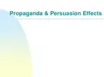 PPT - Persuasion and Propaganda PowerPoint Presentation, free download ...