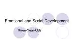 PPT - Social Emotional Development PowerPoint Presentation, free ...