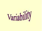 PPT - Chapter 3 Variability PowerPoint Presentation, free download - ID ...