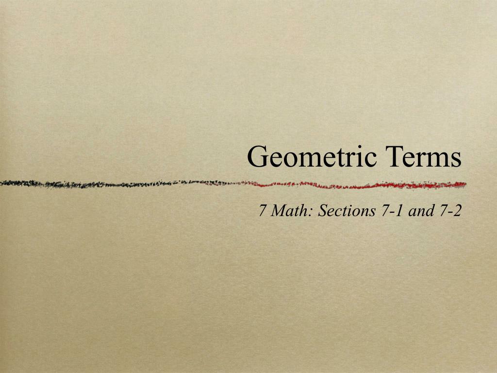PPT - Geometric Terms and Concepts Explained PowerPoint Presentation ...